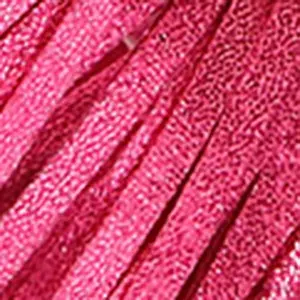 Kurt Geiger Metallic Leather Fringed Embellished Stiletto Sandals - Pink