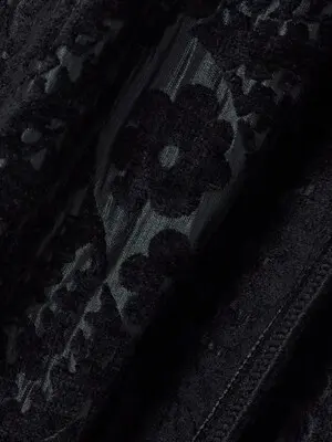 Etro Double-breasted Velvet Jacquard Vest