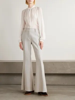 Gabriela Hearst Gian Silk-chiffon Blouse