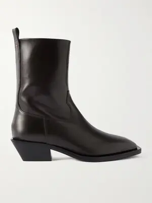 AeydĒ Luis Leather Ankle Boots - Brown