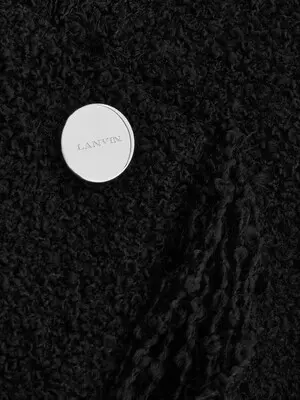 LANVIN Fringed Wool-blend Bouclé Jacket