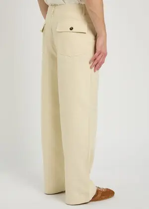 MALBON Logo-embroidered Cotton Trousers