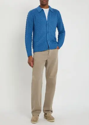 John Smedley Winster Open-knit Merino Wool Cardigan
