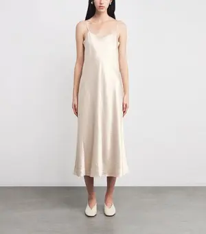 Vince Sleeveless Slip Midi Dress