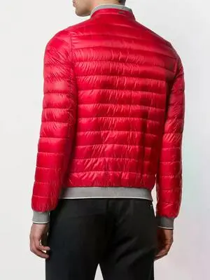 Herno Quilted High Neck Jacket - Red