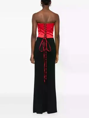 RHIZOME Bloom Corset Top - Red