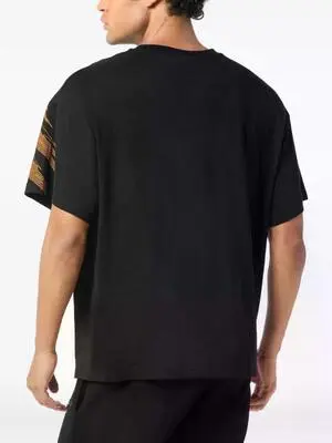 PLEIN SPORT Scratch-print T-shirt