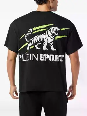 PLEIN SPORT Tiger-scratch Print T-shirt