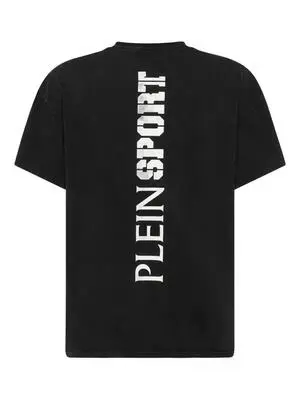 PLEIN SPORT Tiger-scratch Fleece T-shirt