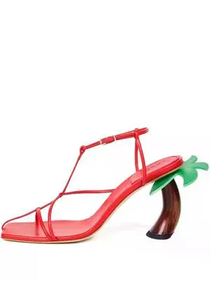 A.W.A.K.E. Mode 90mm Bianca Wooden Pumps