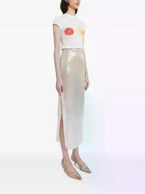 A.W.A.K.E. Mode Sequin Slit Skirt