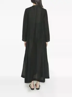 Tory Burch Pleated Panel Caftan - Black