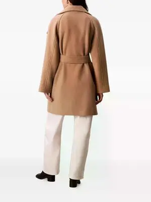 Calvin Klein Belted Coat - Neutrals