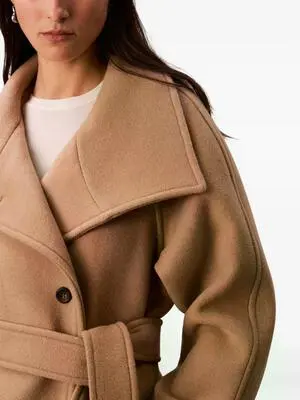 Calvin Klein Belted Coat - Neutrals