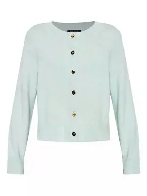 Kate Spade New York Buttoned Wool Cardigan - Green