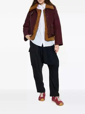 Loewe Shearling Collar Puffer Jacket