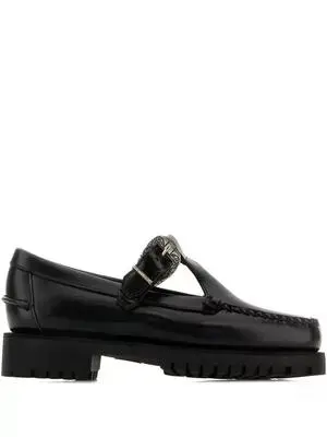 SEBAGO Aurora Buckle Detail Leather Loafers