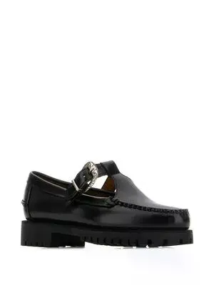 SEBAGO Aurora Buckle Detail Leather Loafers