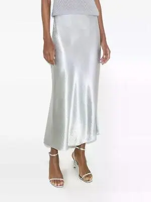 Tory Burch Satin Midi Skirt