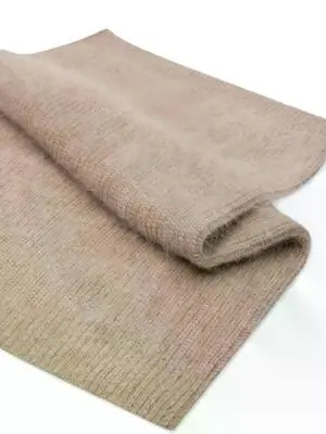 Loulou De Saison Emry Ribbed Scarf - Neutrals