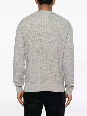 Marc O'polo Mélange-effect Crew Neck Sweater