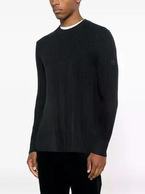 Marc O'polo Ribbed Knit Crew Neck Sweater