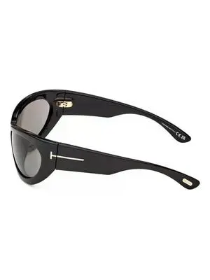 TOM FORD Temple Detail Sunglasses - Black