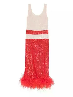 ATU BODY COUTURE Sequins-embellished Midi Dress - Red