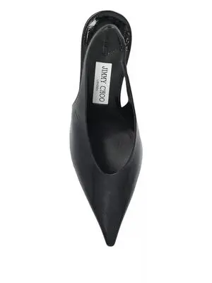 JIMMY CHOO 95mm Isa Pointed Slingback Pumps