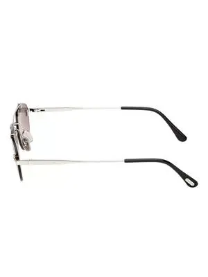 TOM FORD Tone Browline Aviator Sunglasses