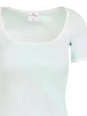 COURREGES Square Neck Dress With Logo
