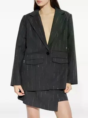 GESTUZ Embellished Blazer With Button Details