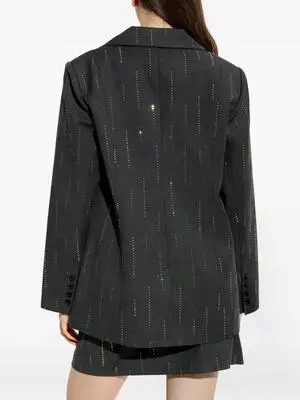 GESTUZ Embellished Blazer With Button Details