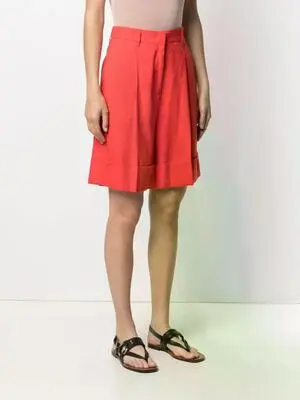 Lorena Antoniazzi Linen Shorts With Turn-up Hem