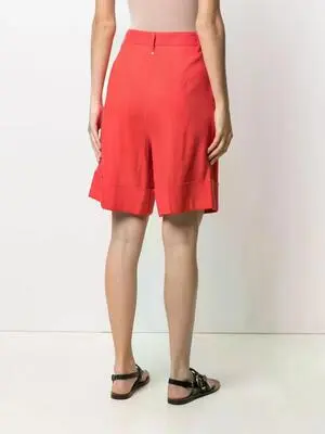 Lorena Antoniazzi Linen Shorts With Turn-up Hem