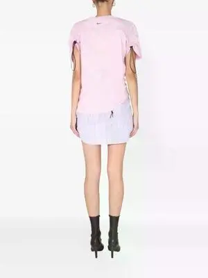 1/OFF PARIS Striped Drawstring Dress - Pink