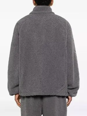 Adidas Three-stripe Zip Sweatshirt - Grey