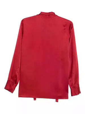 Antonelli Firenze Tie-neck Blouse With Buttoned Cuffs