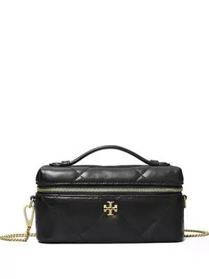 Tory Burch Kira Diamond-quilted Mini Bag - Black
