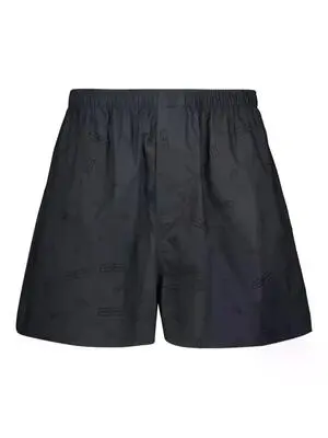 Balenciaga Logo-print Shorts - Grey