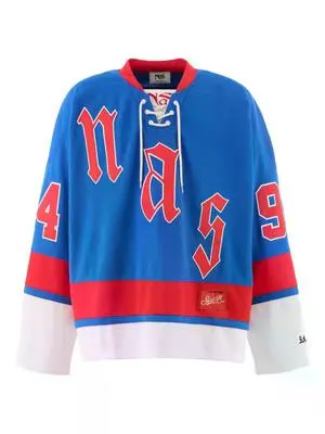 SAINT MXXXXXX X Nas Logo-patch Sweatshirt