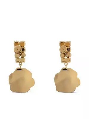 Marni Crystal-embellished Flower-motif Drop Earrings