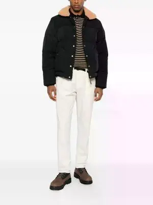 Pyrenex Corduroy Collar Quilted Jacket