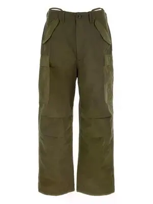 Nanamica Button-fastening Cargo Trousers - Green