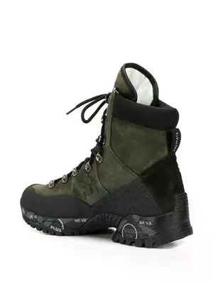 Premiata Lace-up Trek Boots - Green