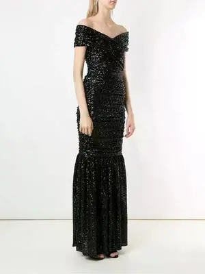 Dolce & Gabbana Sequin-embellished Fishtail Gown