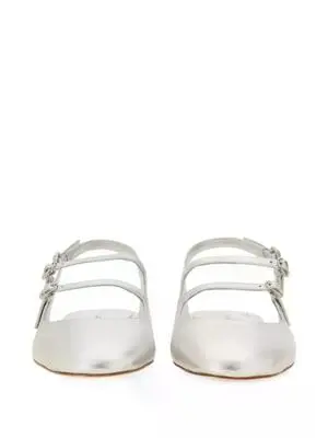 STUART WEITZMAN Buckle Strap Ballet Flats