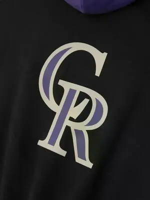 Fear Of God Mlb Rockies Logo Hoodie - Black