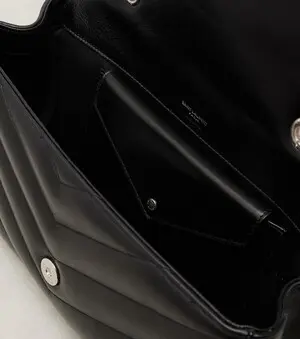 Saint Laurent Loulou Medium Shoulder Bag - Black