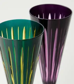 L'Objet Prism Set Of 4 Champagne Flutes - Multicoloured